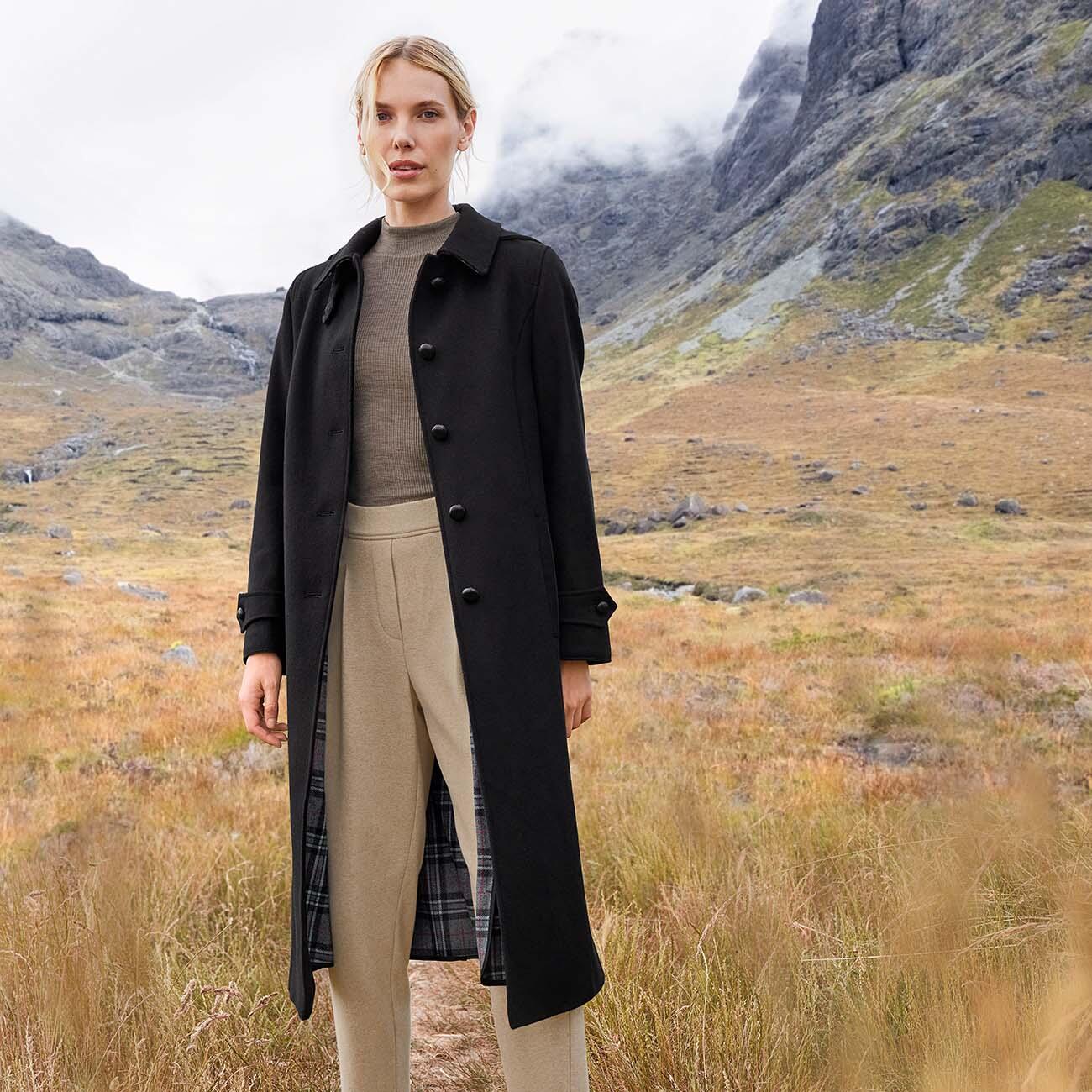 Steinbock® alpaca-loden mantel | Klassiker entdecken